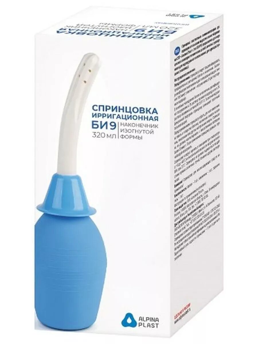 Спринцовка с твердым наконечником би9 320 мл
