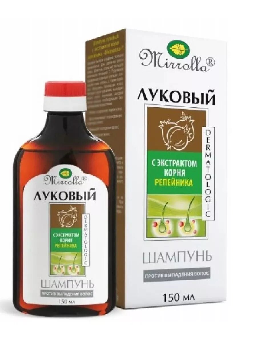 Шампунь луковый с экстрактом корня репейника 150 мл -1шт