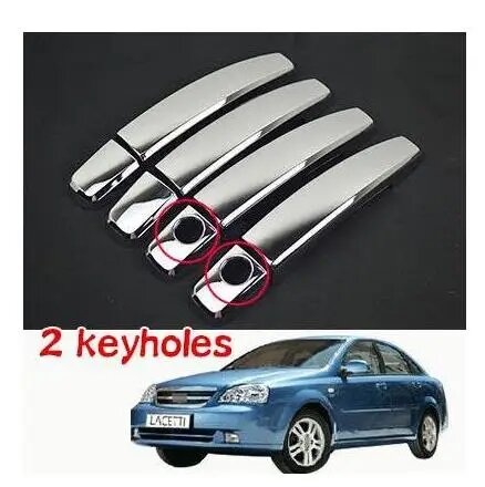 Хромированная наружная дверная ручка для Chevrolet Lacetti Optra Daewoo Nubira Suzuki Forenza Holden Viva, наклейки, Стайлинг автомобиля