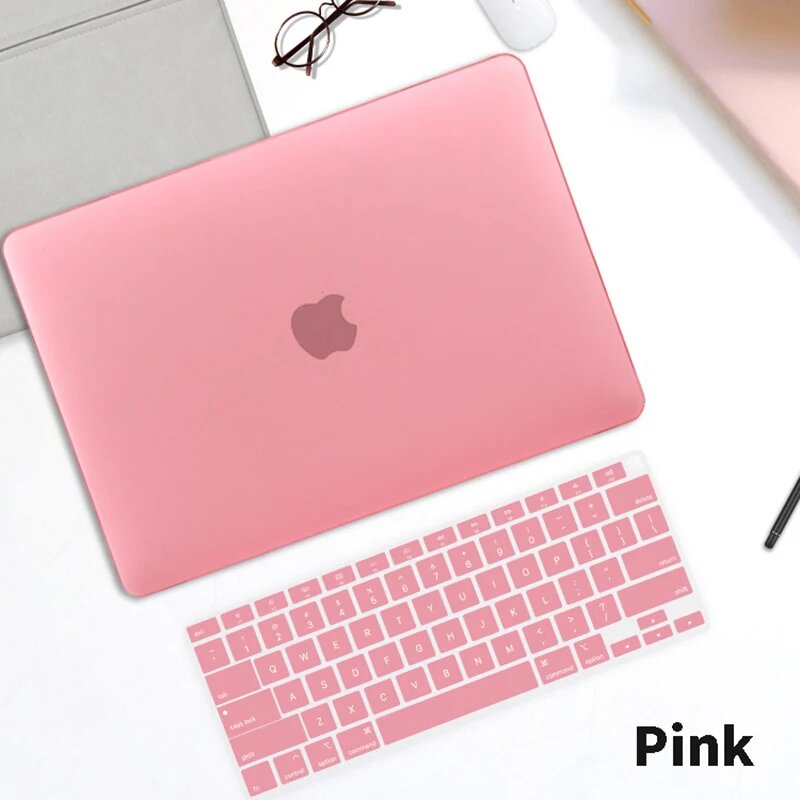 Матовый чехол для MacBook Pro 13 Touch Bar Pro16 M4 A3403 A3186, Pink