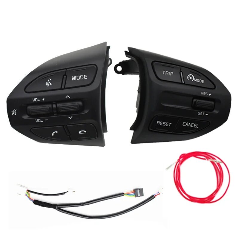 Многофункциональные кнопки на руле для Kia RIO 2018-2021 X-LINE K2 RIO 4, круиз-контроль, дистанционное громкость, Bluetooth, автомобильные переключатели