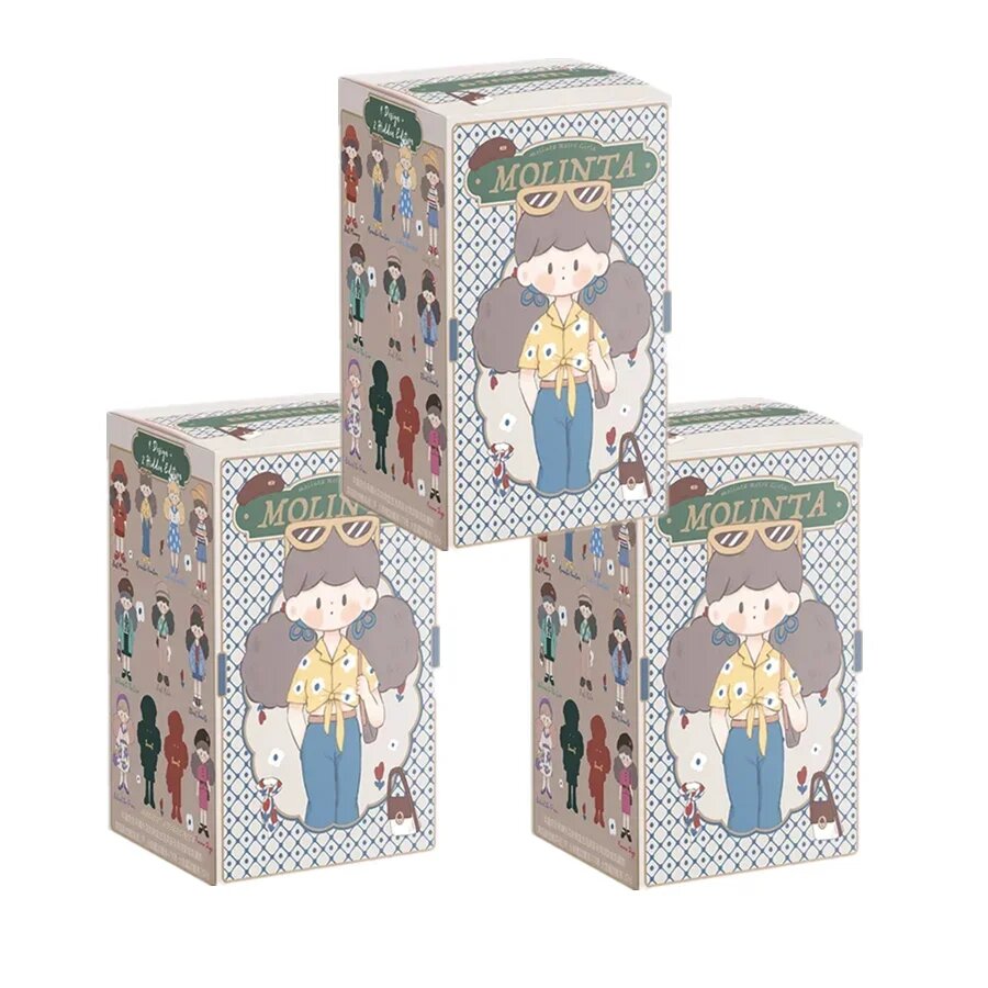 Фигурка Molinta для девочек, Цвет: 3 blind boxes