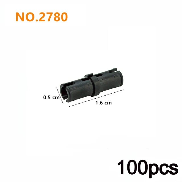 Конструктор ледуо Черный 2780-100pcs