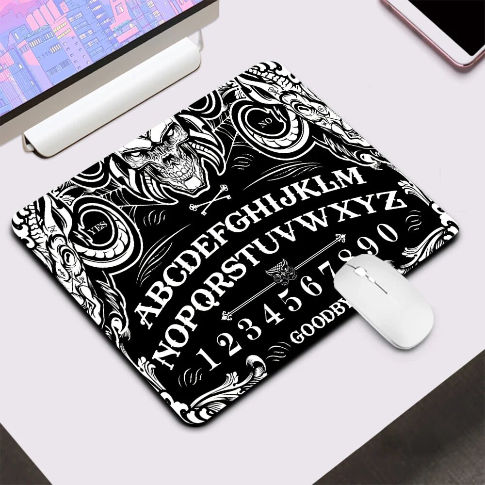 Коврик для мыши черный, с Ouija, Color: A4