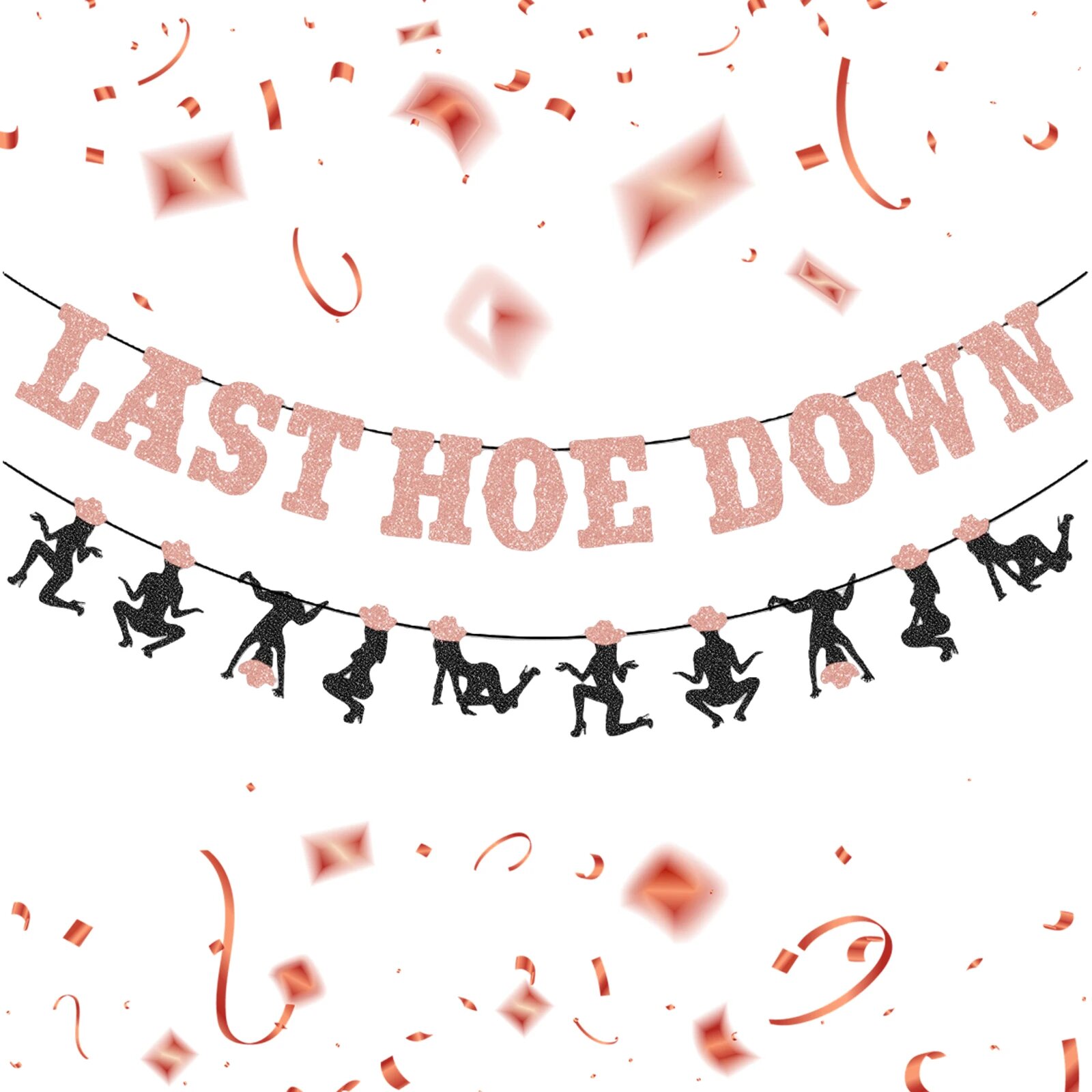Банер для девичника Last Hoedown Western Cowgirl