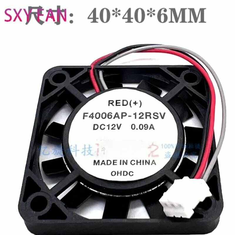 Новый высокотемпературный вентилятор F4006AP-12RSV 12V 0.09A 4cm