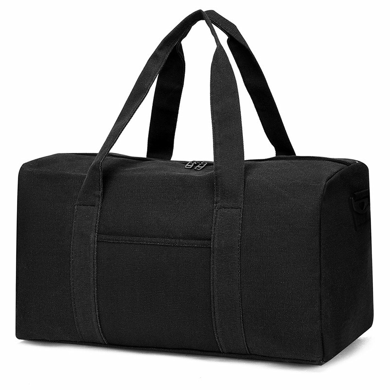 Путевой сумка Duffel большой объем Canvas для мужчин и женщин, черный/хаки/армейский зеленый, большой 33*63*29см 0.63кг, малый 28*52*25см 0.48кг, 1шт