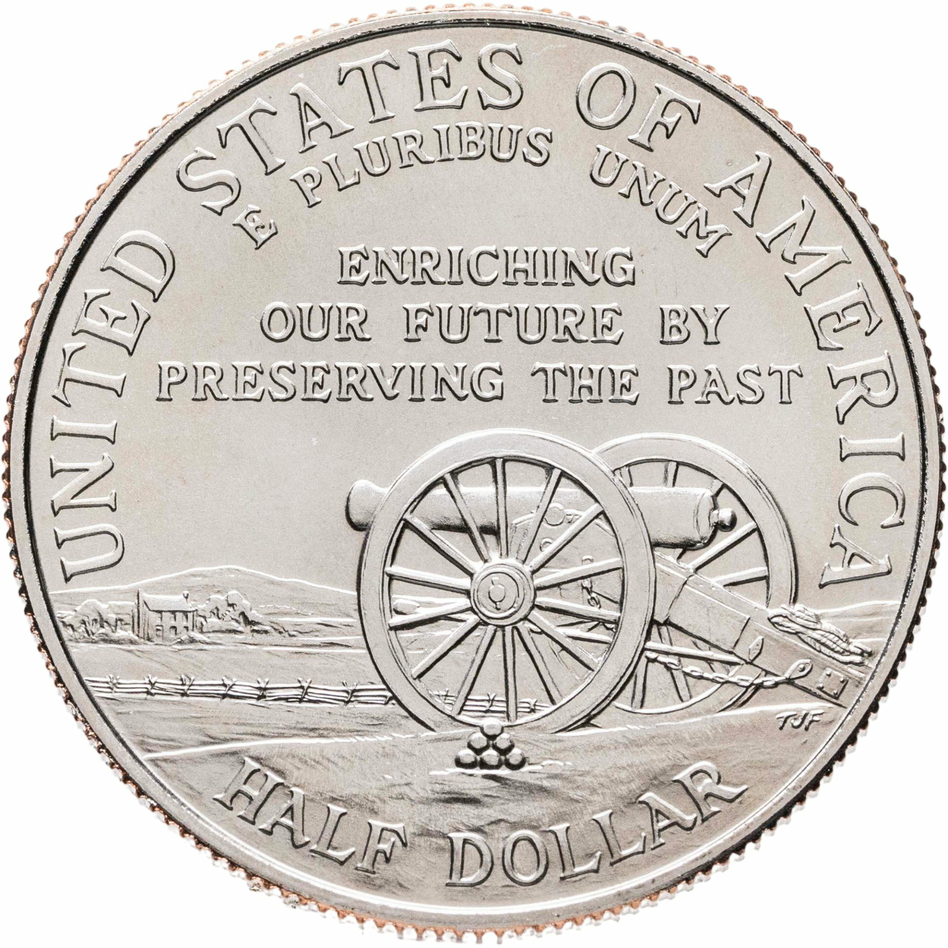США 50 центов 1/2 доллара, half dollar 1995 S "Civil War Гражданская война", Медь, в сохранности UNC