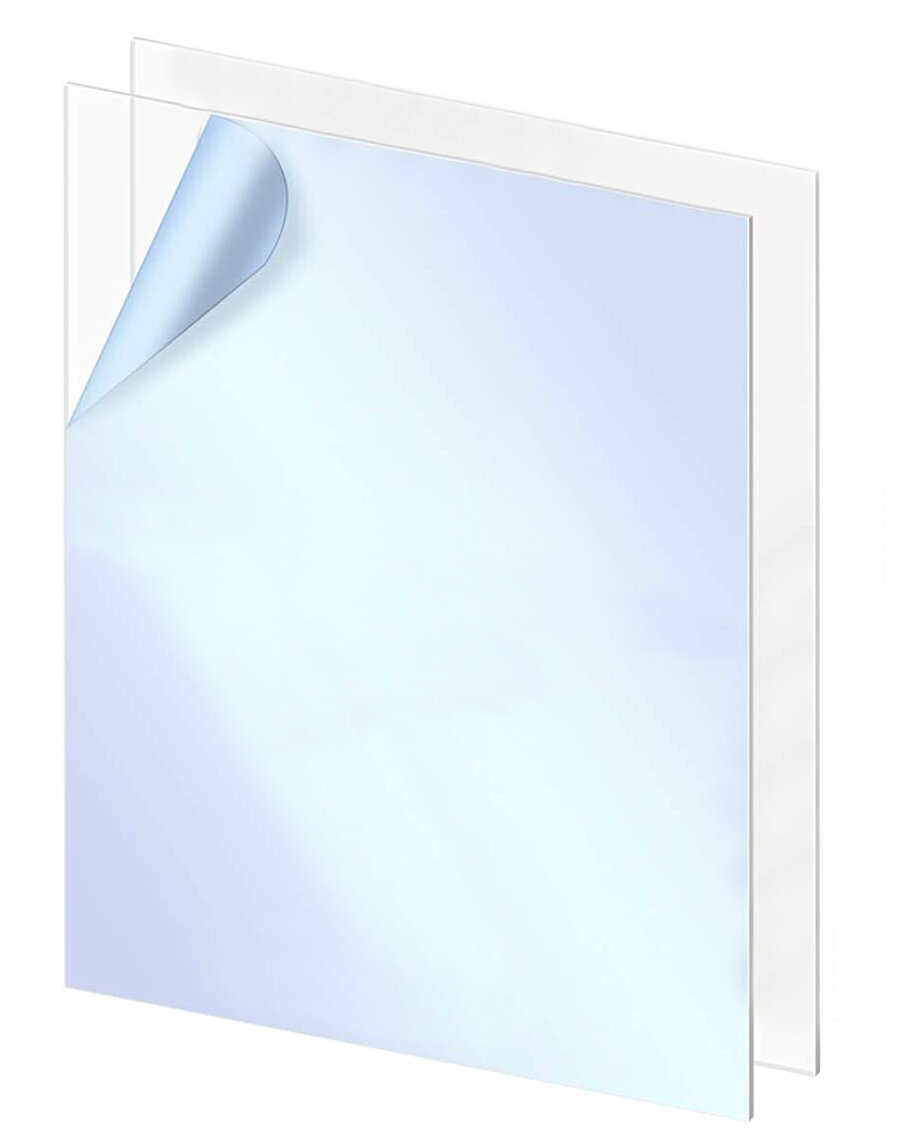 Оргстекло прозрачное А4, (297x210 мм.), 4 мм, 1 шт.