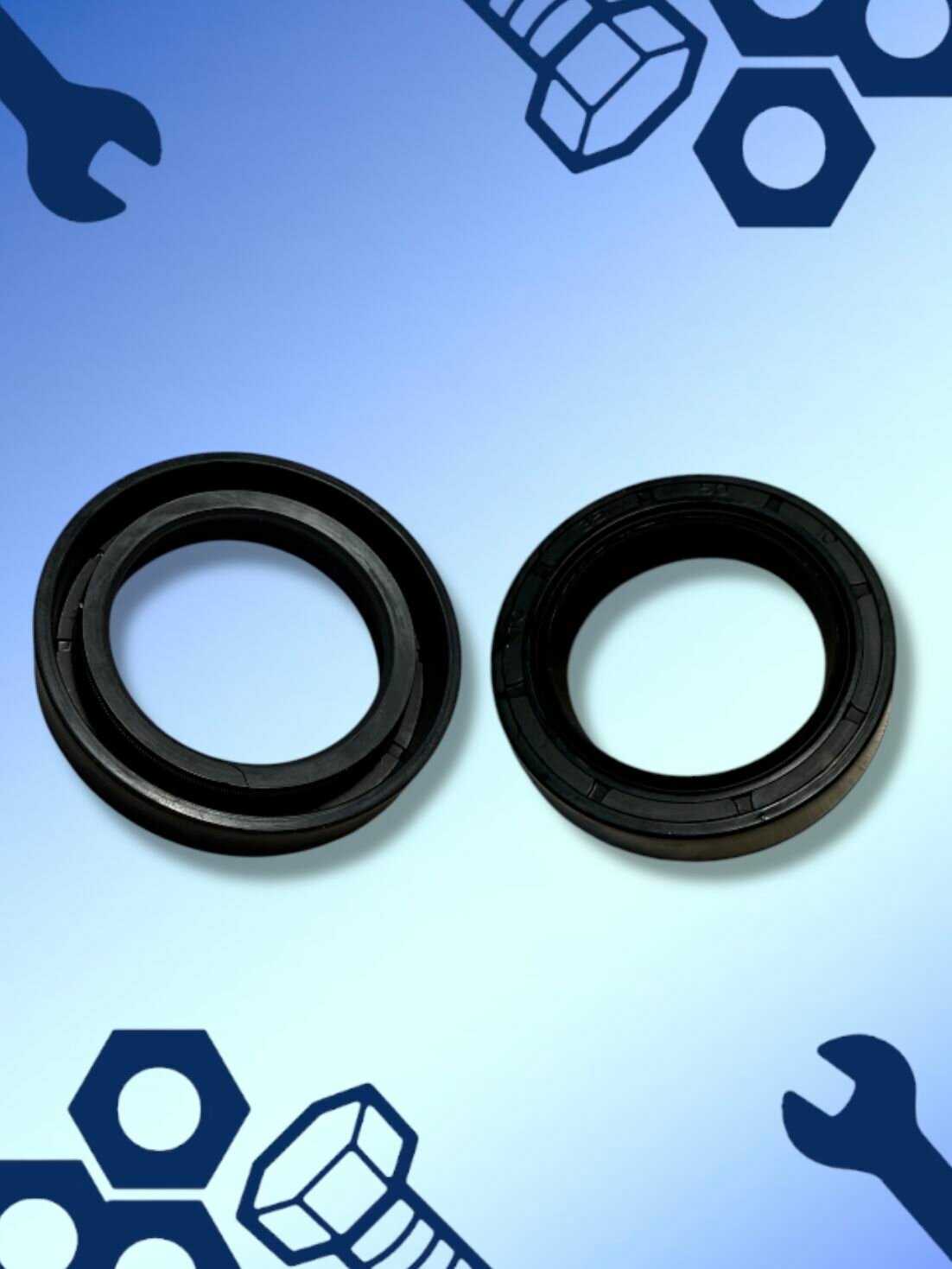 Сальник 35*50*10 коленвала 188D на мотоблок (2 шт.)