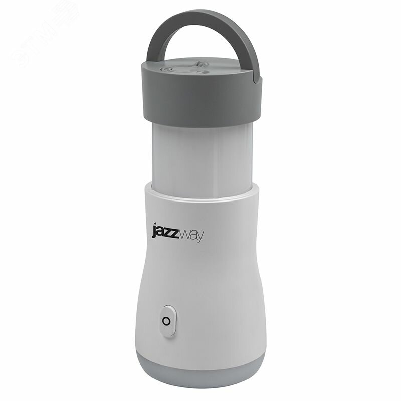 Фонарь кемпинг. (LED) 150Лм 7Вт IP20 3 ист. света аккум. белый Jazzway