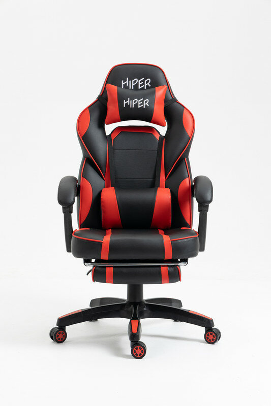 Кресло игровое Hiper Strong HGC003, черный, красный