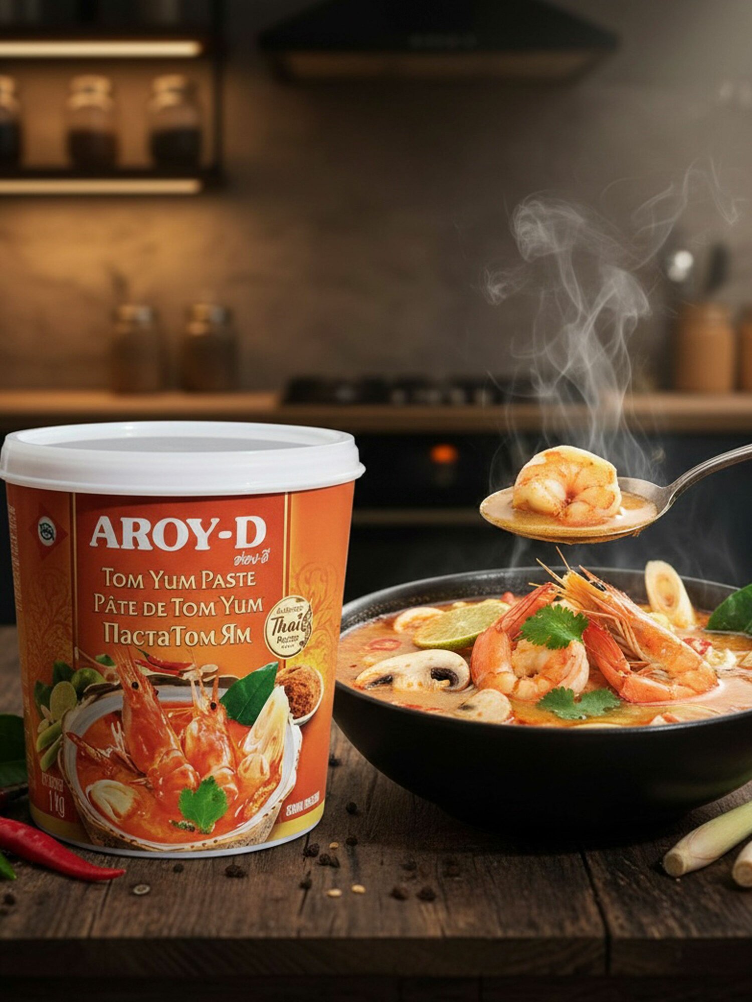 Aroy-D Паста (соус) Том Ям, 1 кг