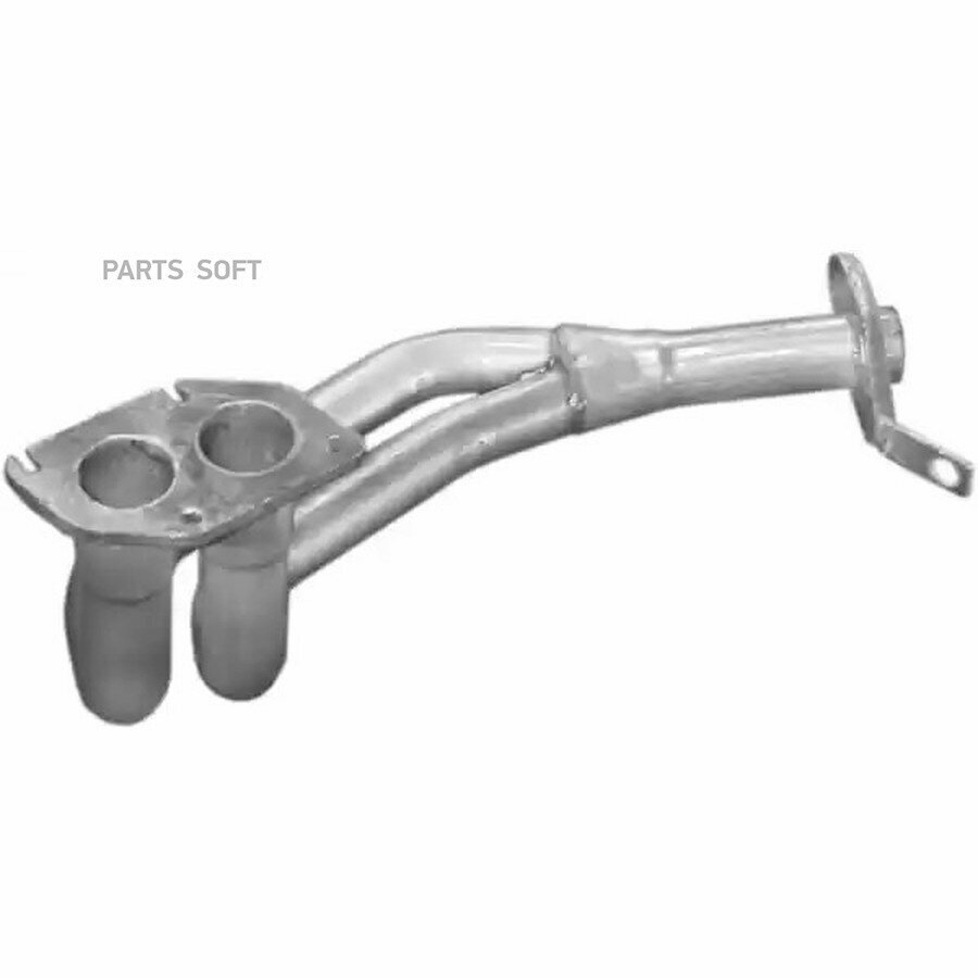 Труба глушителя приёмная Opel Kadett 1.4 86-91 от официального дистрибьютора, POLMOSTROW, артикул 17476