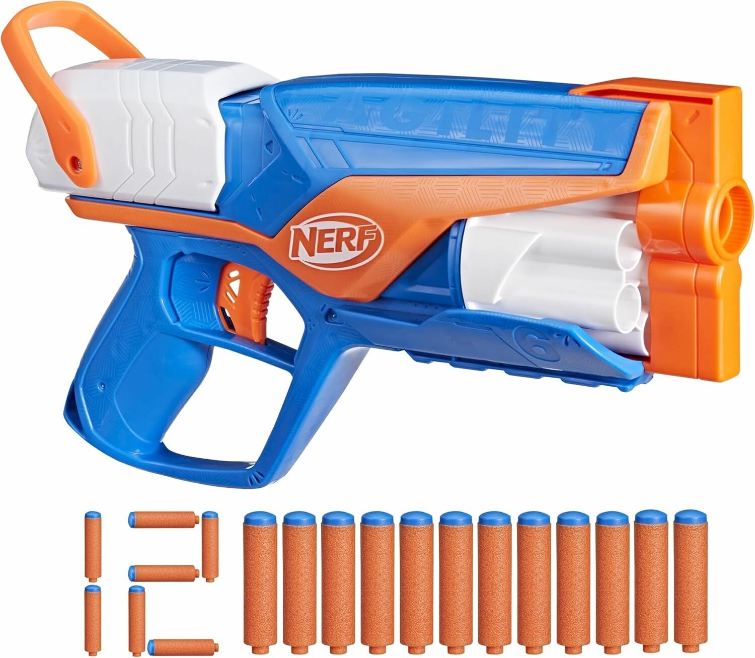 Бластер Nerf N Agility N F8629, оранжевый/синий/белый, от 8 лет