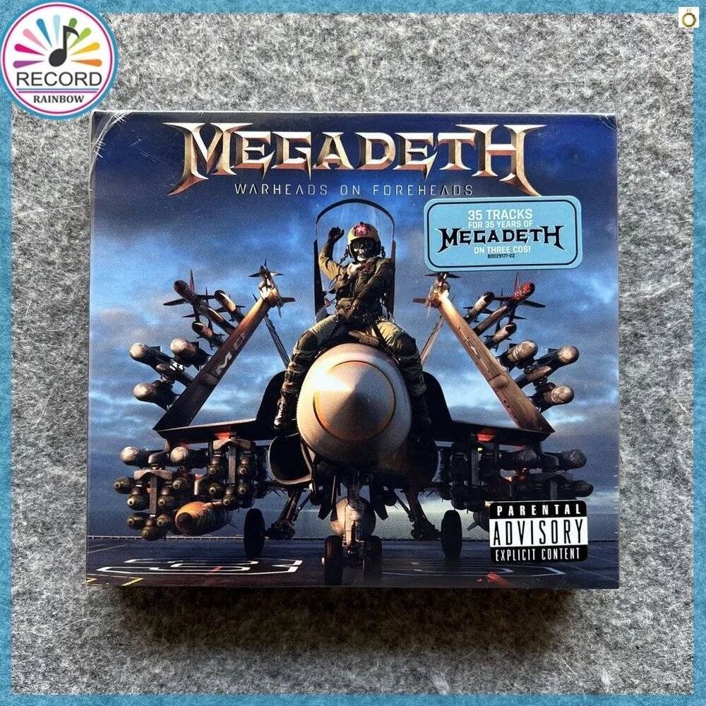 CD Megadeth Warheads On Foreheads Original 3CD 1Z02966 запечатанный совершенно новый альбом