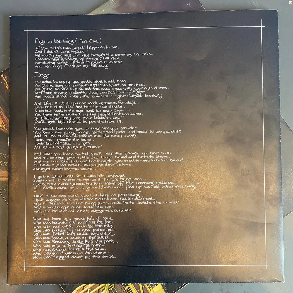 Pink Floyd - Animals Виниловая пластинка (LP) 1977 год, Германия — фото 1
