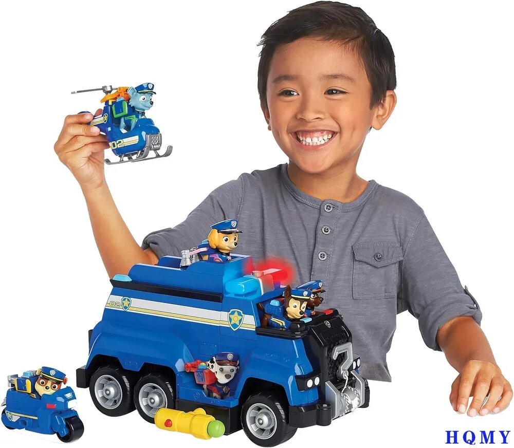 Фигурка Paw Patrol Ultimate Police Cruiser, полицейская машина, ABS пластик, музыкальная, светящаяся — фото 1