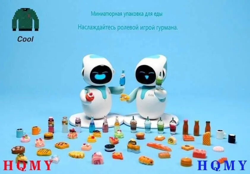 Интерактивная модель Элик для детей и взрослых, белого цвета, с сенсорными датчиками