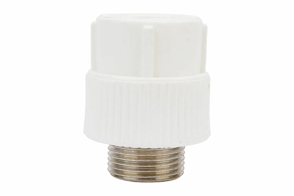 PA23014P Pro Aqua d 25-3/4 PP-R Муфта комбинированная НР Белая
