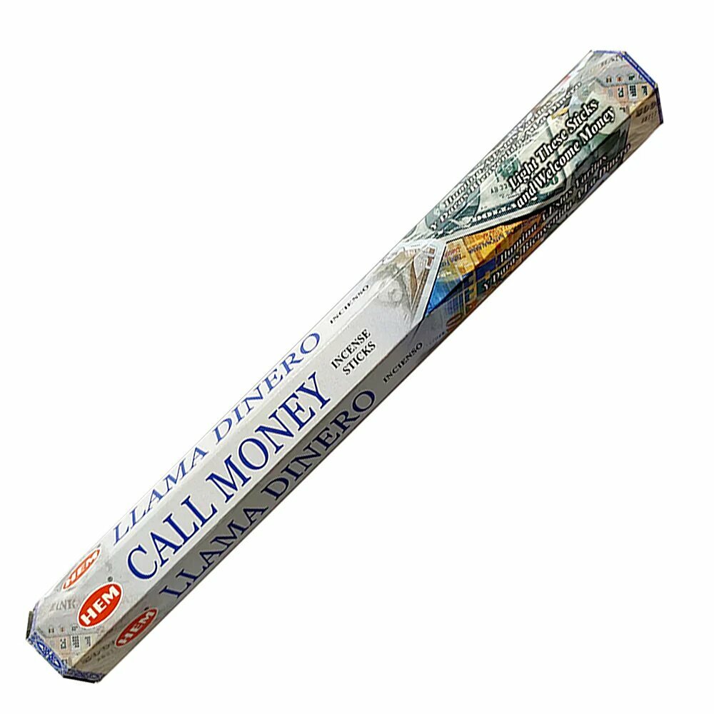 Hem Incense Sticks CALL MONEY (Благовония, привлекающие деньги, Хем), уп. 20 палочек.