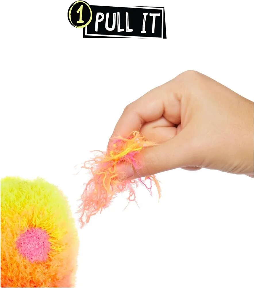 Мягкая игрушка FLUFFIE STUFFIEZ для девочек и мальчиков, оранжевая, развивающая игрушка — фото 1