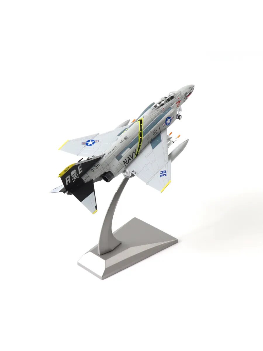 Истребитель F-4 Phantom 1:100 Металл ВМС США Подарок