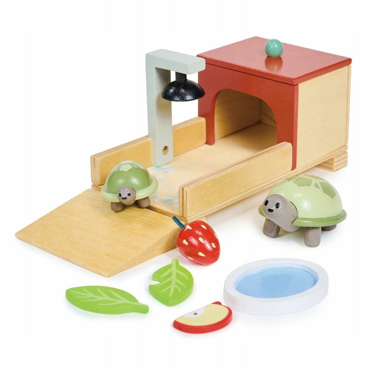 Набор деревянных игрушек Tender Leaf Toys -Черепашки с аксессуарами, 8 эл. - TL8167