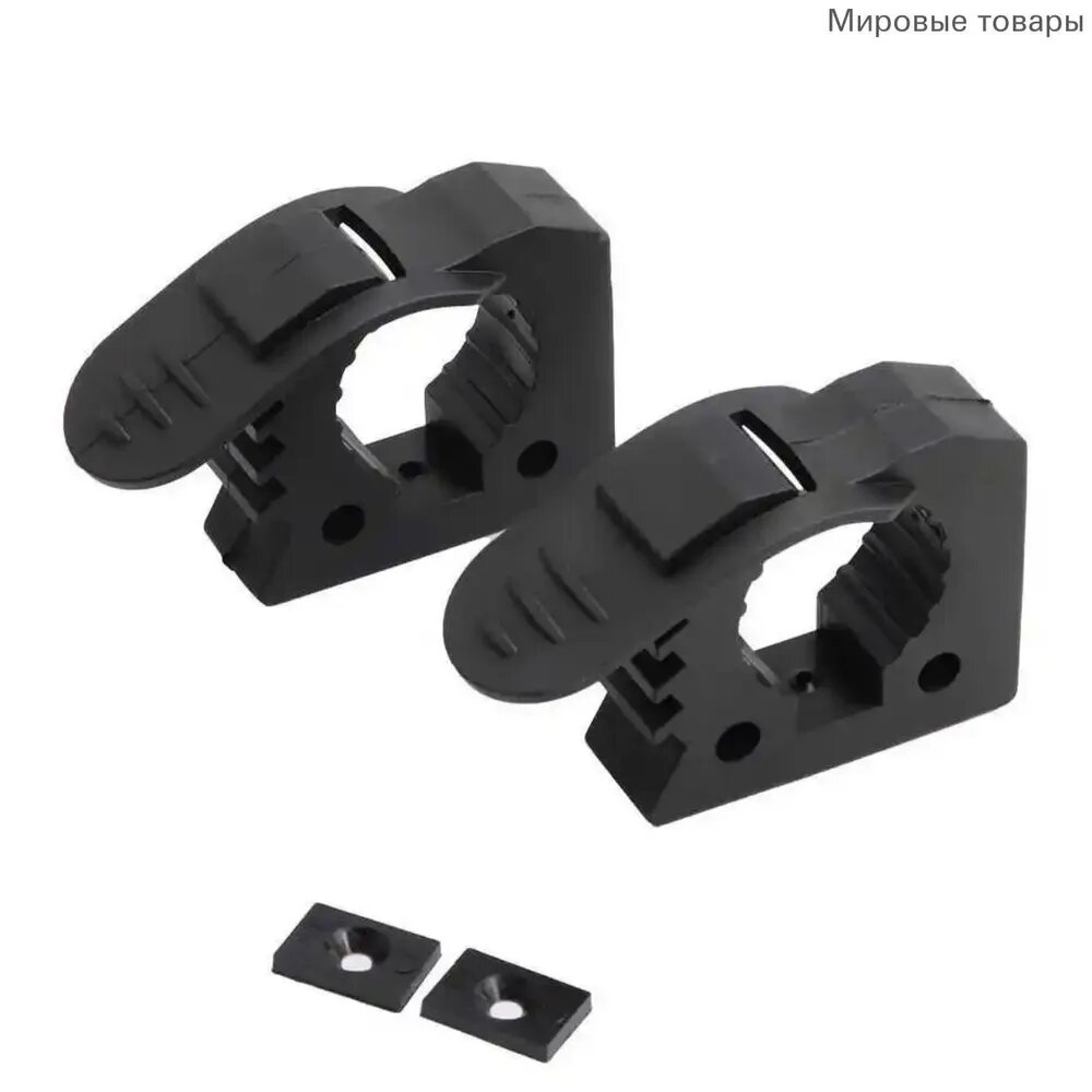 Фиксатор багажный для крепления груза, 2 шт. черного цвета, универсальный