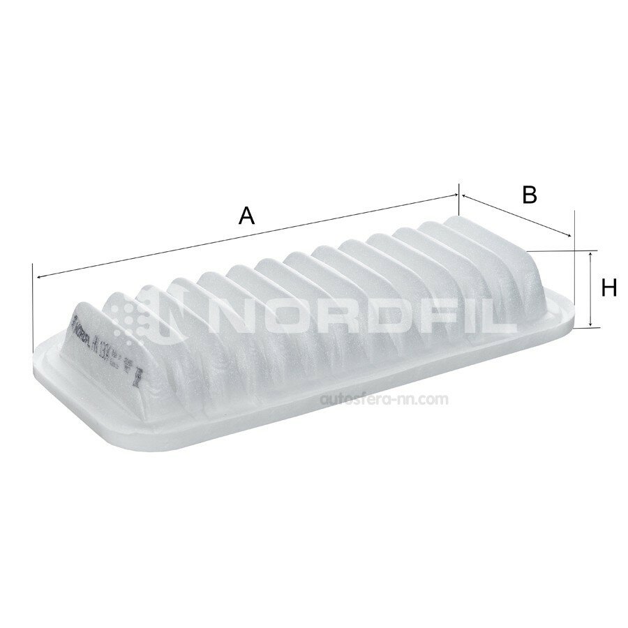 NORDFIL AN1304 Фильтр воздушный CITROEN C1 PEUGEOT 107 SUBARU JUSTY IV TOYOTA AYGO PLATZ YARIS I (P1) II (XP9