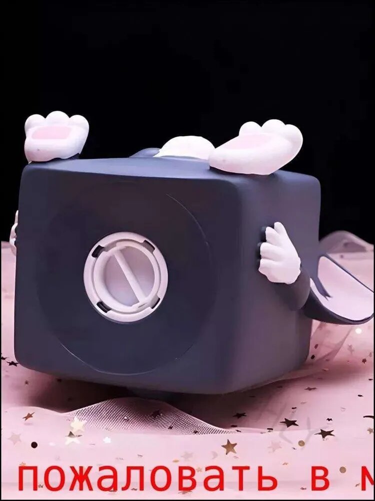 Копилка Mirual Том и Джерри темно-серый пластик большая для денег и монет 21.5х15.5х16.5 см