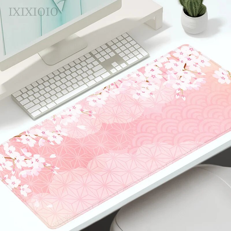 Коврик для мыши IXIXIOIO Sakura XL 600x300x2 мм, розовый