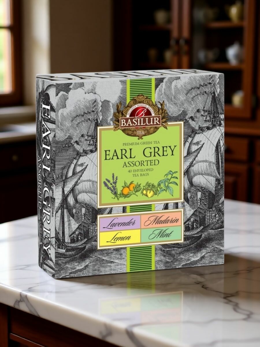 Чай Basilur Коллекция Эрл Грей (40пак)