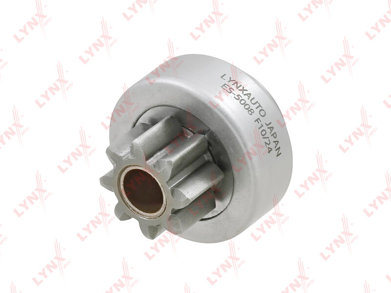 Привод стартера (бендикс) LYNXauto ES-5008 для KIA Rio II 1.4-1.6 05-11/Cerato 1.6 04-09, HYUNDAI Accent I-III 1.3-1.6 94-10/Elantra III 1.6-2.0 00-06/