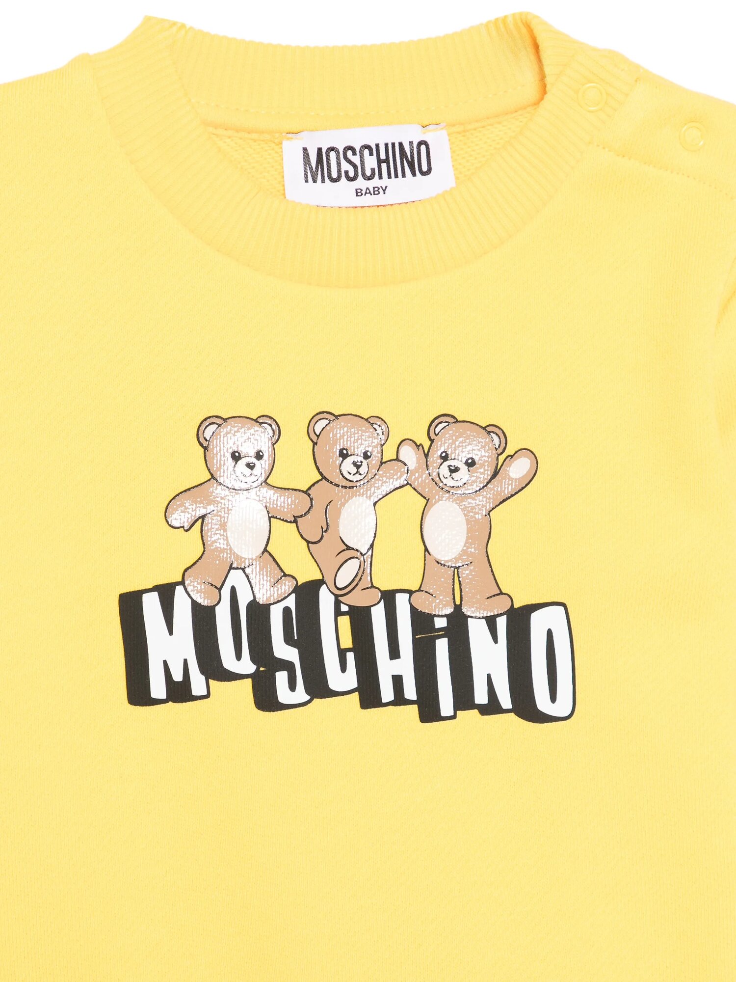 Толстовка MOSCHINO, размер 3 года, Желтый — фото 1
