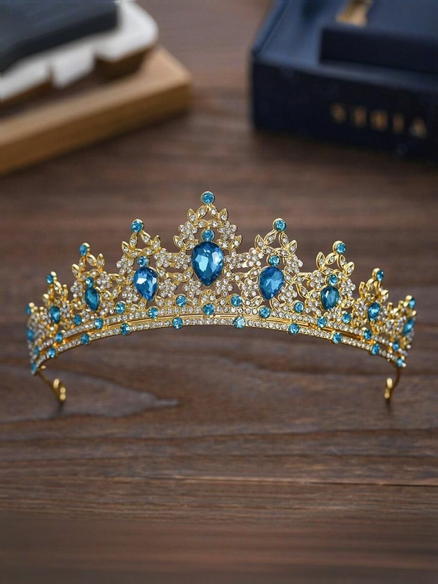 Диадема ACHU. Корона детская для девочек. Украшение для волос свадебное.