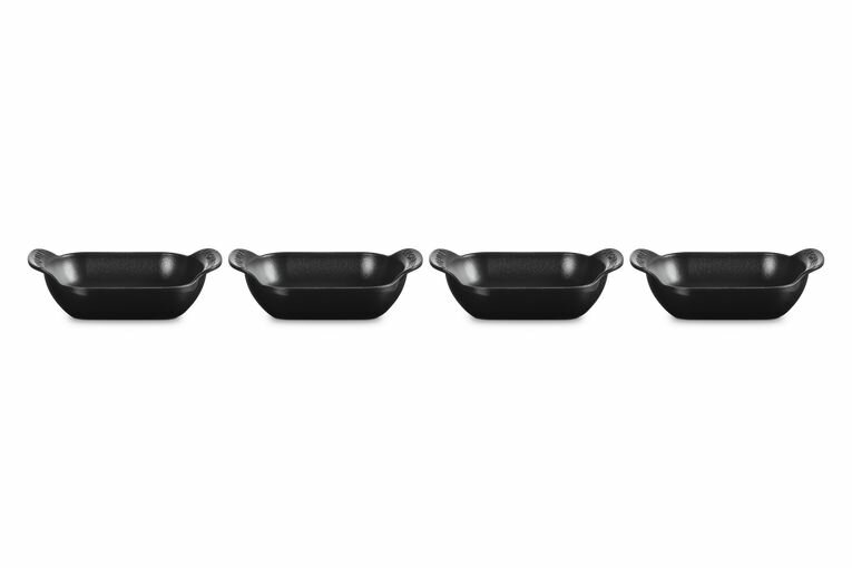 Le creuset Набор из 4 миниатюрных прямоугольных чугунных формочек для выпечки Cast Iron Gourmand Set of 4 Mini Rectangular Bakers