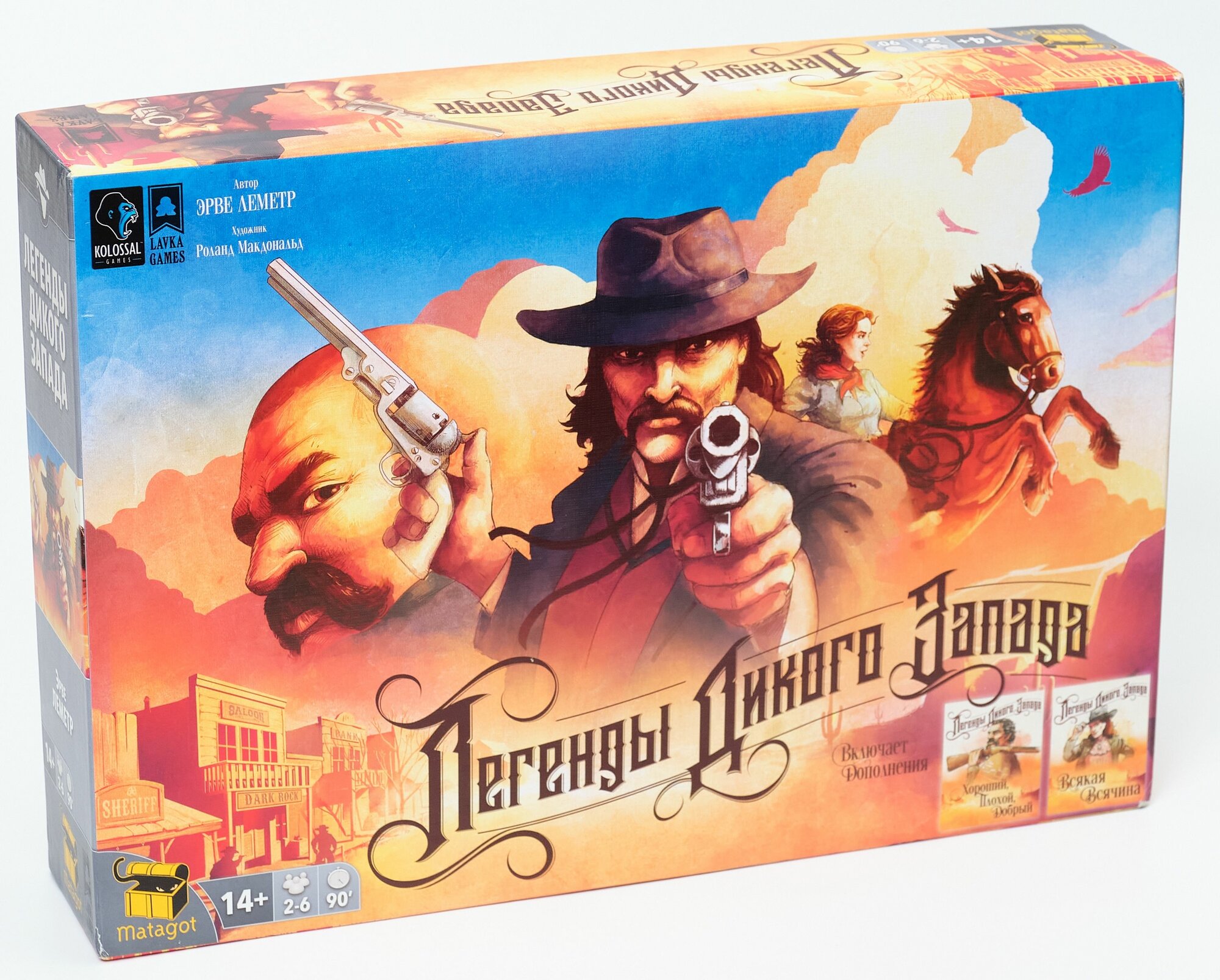Настольная игра Lavka Games Легенды дикого запада, приключенческая