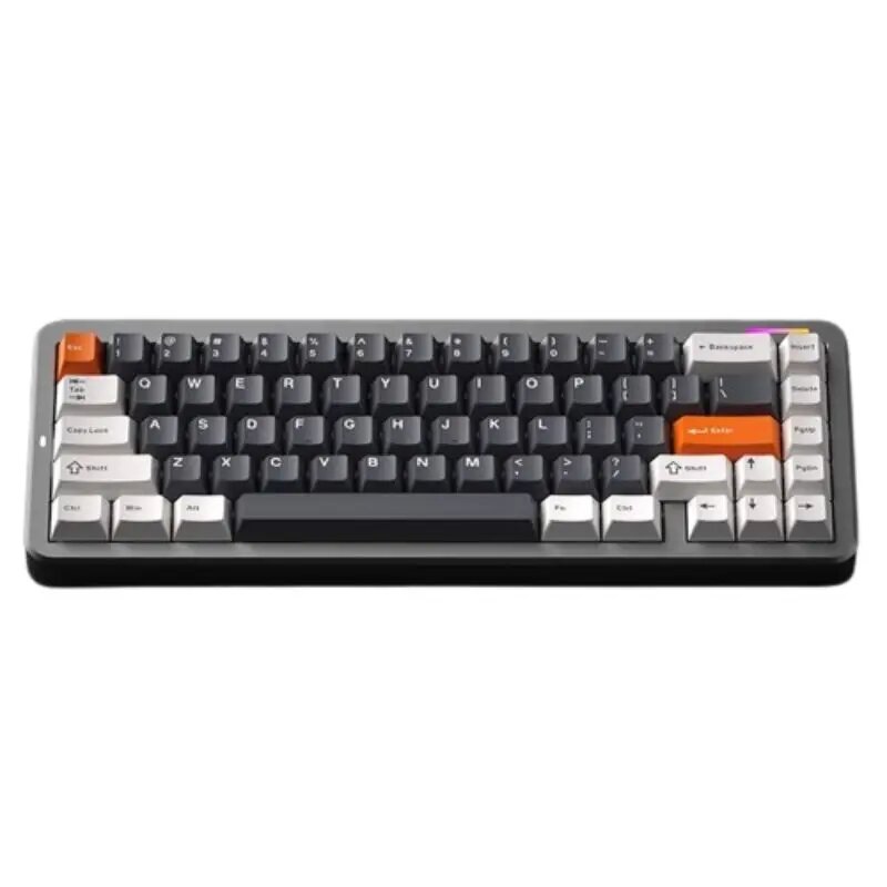 FL ESPORTS GEO65 Aluminum Mechanical Keyboard Three Mode Wireless Bluetooth RGB Anodization Hot Swap 6000mAh PCB-Gasket Office