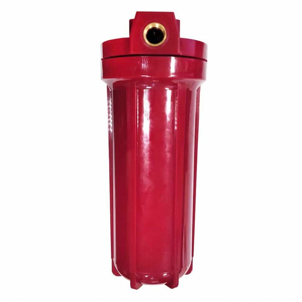 FIL Фильтр магистральный FH10SL-1/2 для горячей воды ITA-09-1/2" (красный корпус) (ITA)