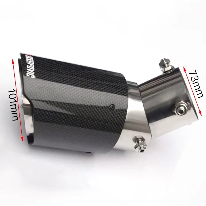 Глушитель, диаметр 73 мм, длина 230 мм арт. насадка на глушитель акрапович 73-101mm