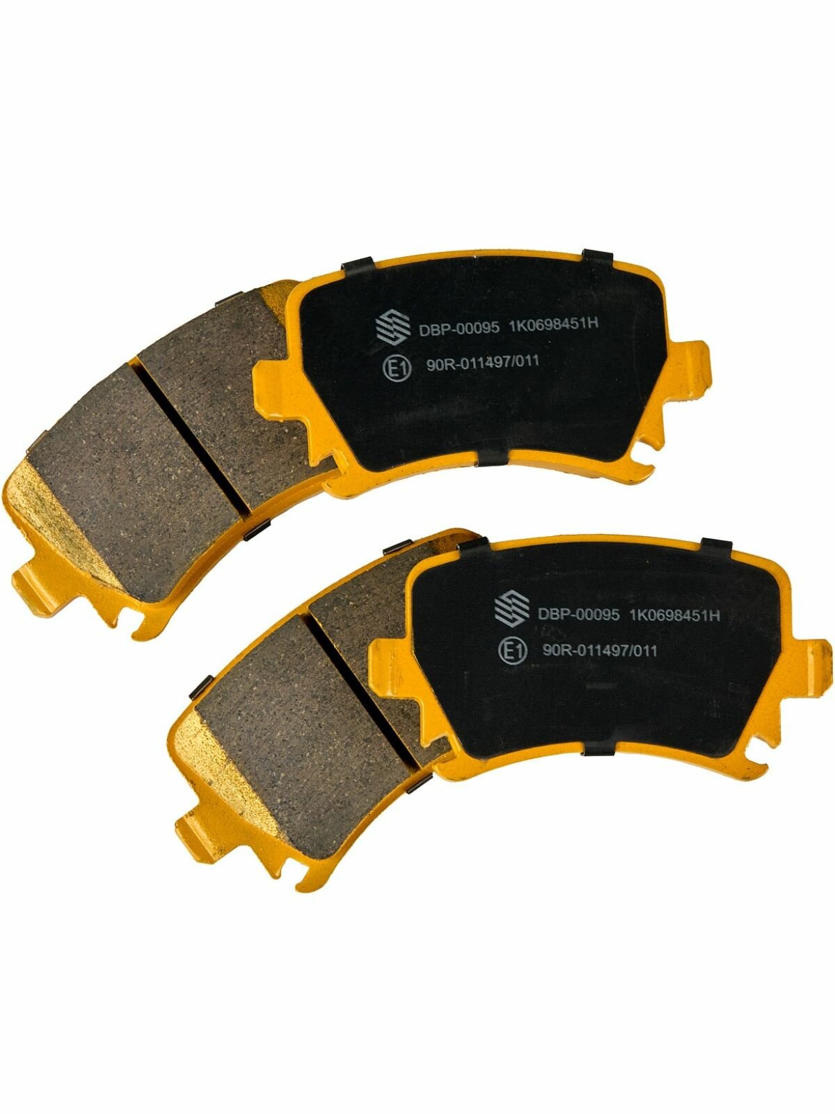 Колодки тормозные задние качество от WAYTEKO Арт. DBP-00095/ 1K0698451H