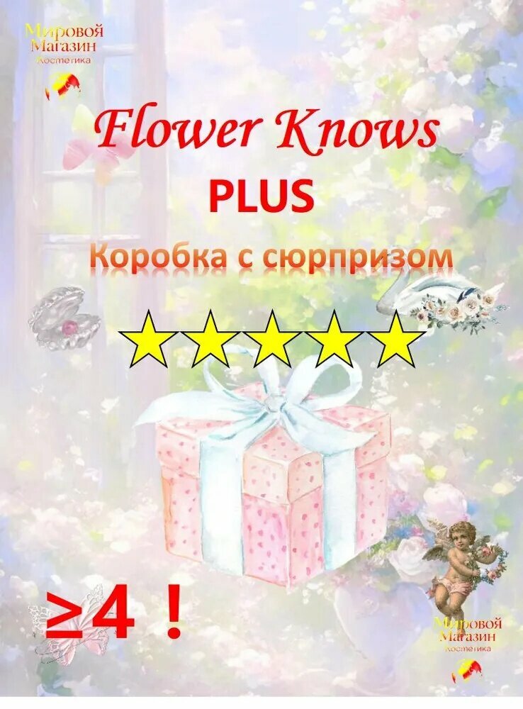 Plus Набор декоративной косметики Flower Knows Слеп коробккоробки(Минимум 4 продукта) новогодний подарок