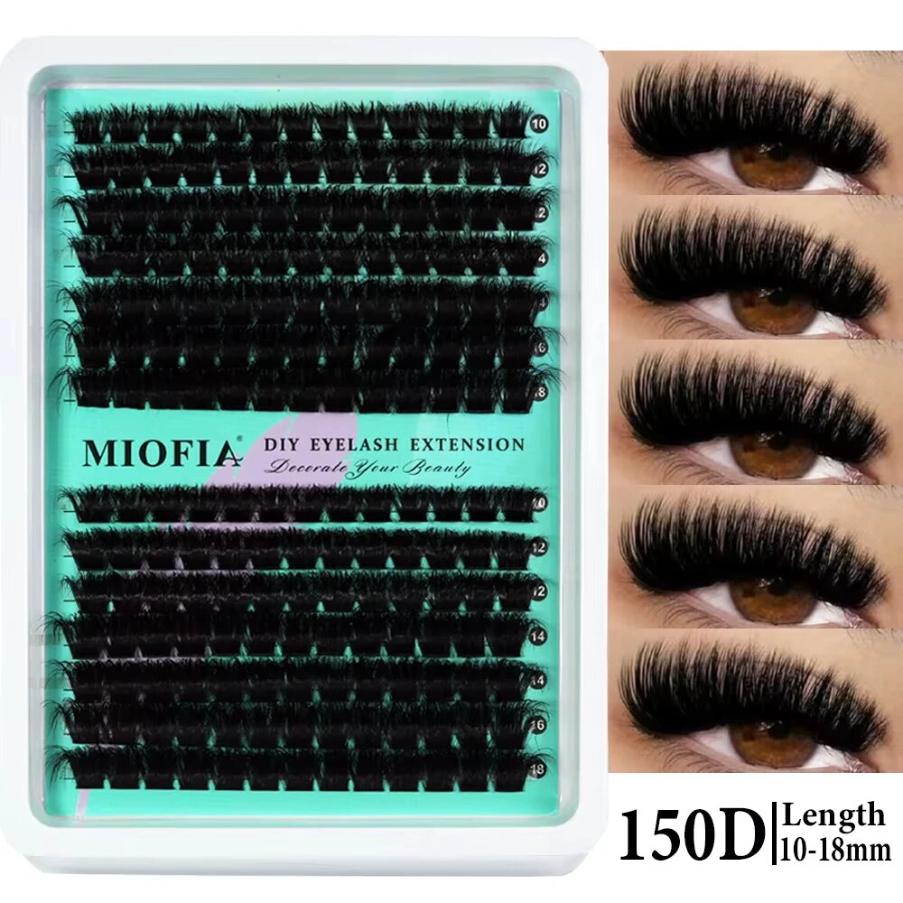 Ресницы MIOFIA 150D черные для наращивания