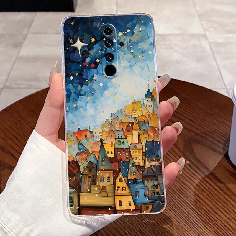 Чехол Redmi Note 8 Pro, TPU-TPU443, прозрачный