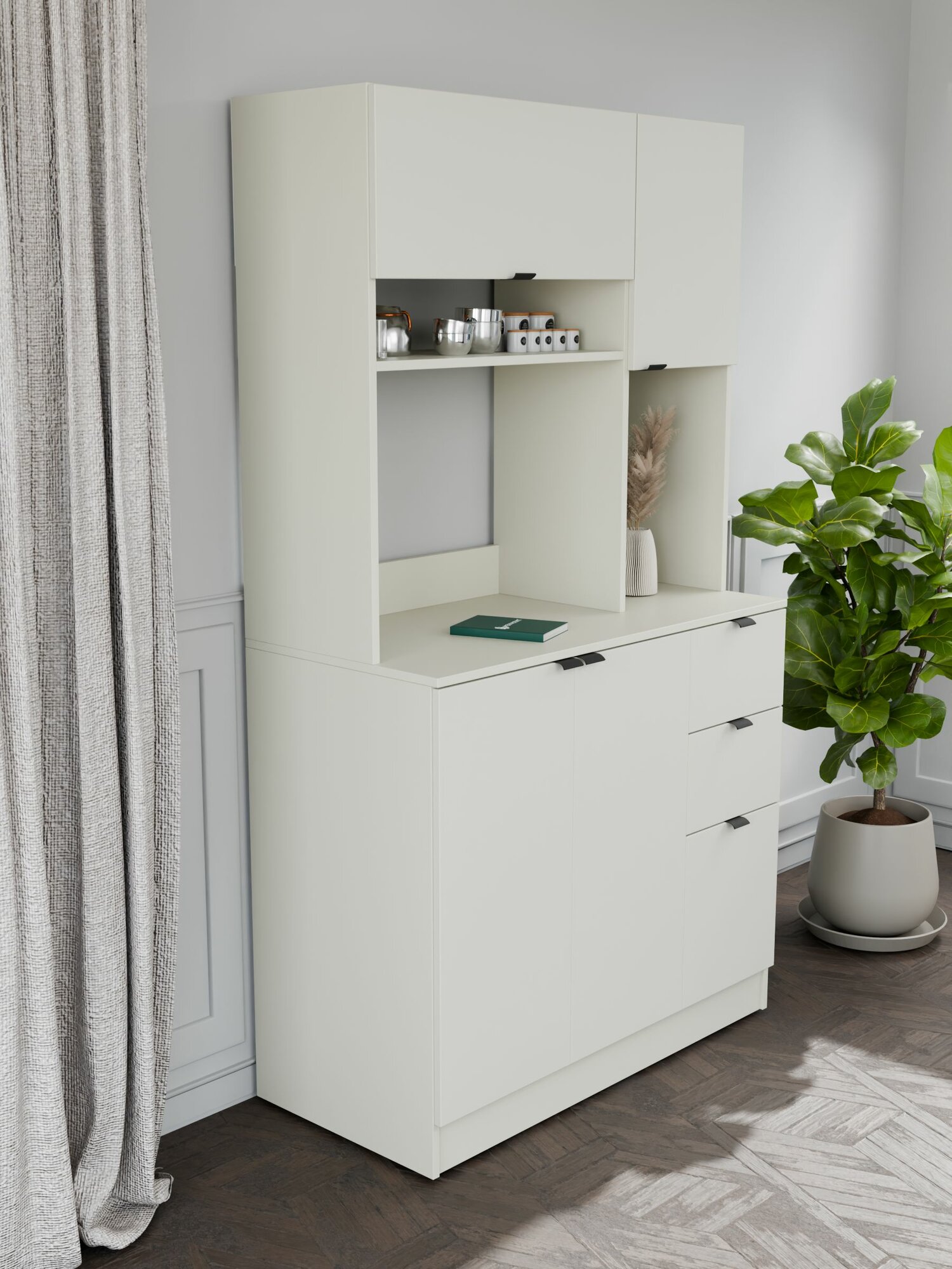 Изумлит Буфет Вилладж 100*180*48.4 см (ШхВхГ)