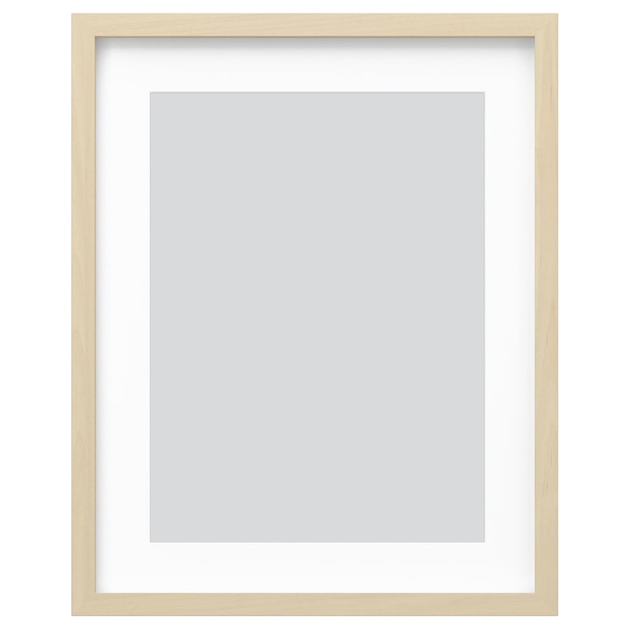 Рамка для фото IKEA RODALM, размер 40x50 см, имитация березы, 105.489.09