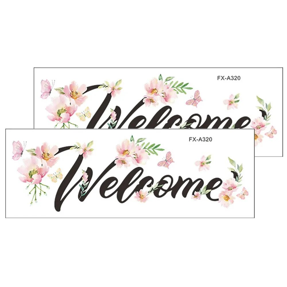 Наклейки Для Стен Из Пвх С Цветочным Рисунком Для Декора Дома, 2 Штуки