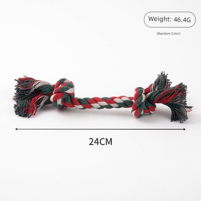 Игрушка для собак для прорезывания зубов, прочная жевательная игрушка для Тедди, Корги, Померанского шпица, узел-мяч,