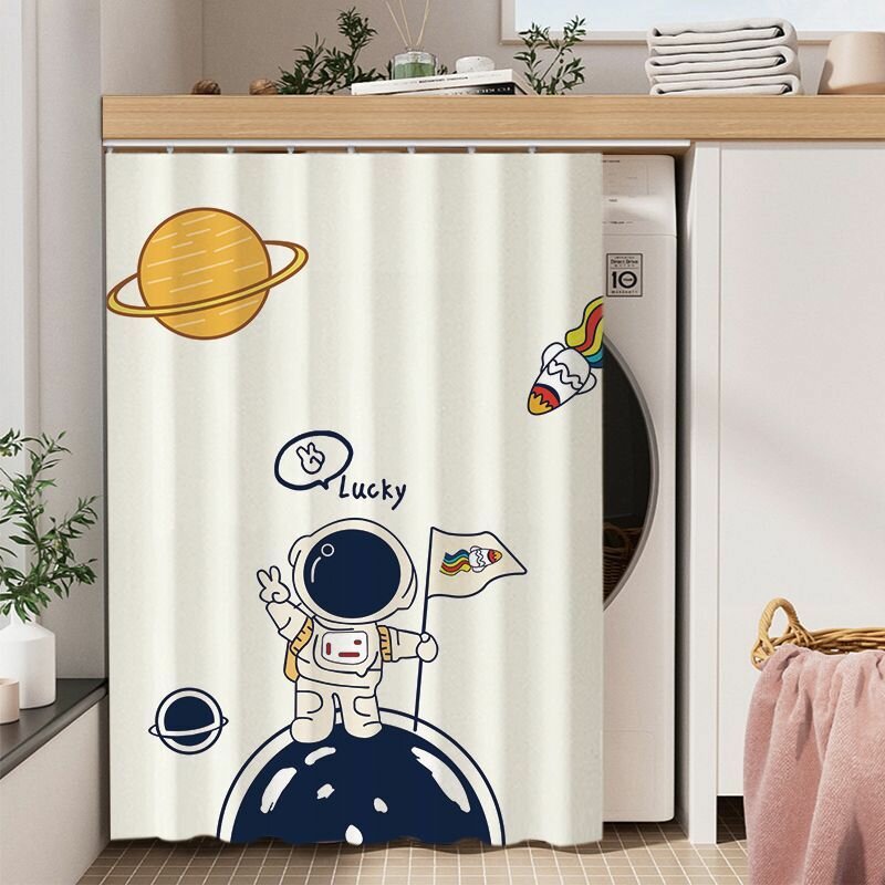 Чехол для стиральной машины, занавеска для балкона, водонепроницаемый солнцезащитный экран, теплоизоляционная затемняющая штора, покрывало, солнцезащитная штора.